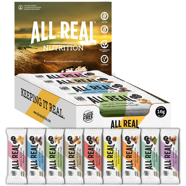 All Real Natural Protein Bars | Sustainable | Plastic Free Protein ...