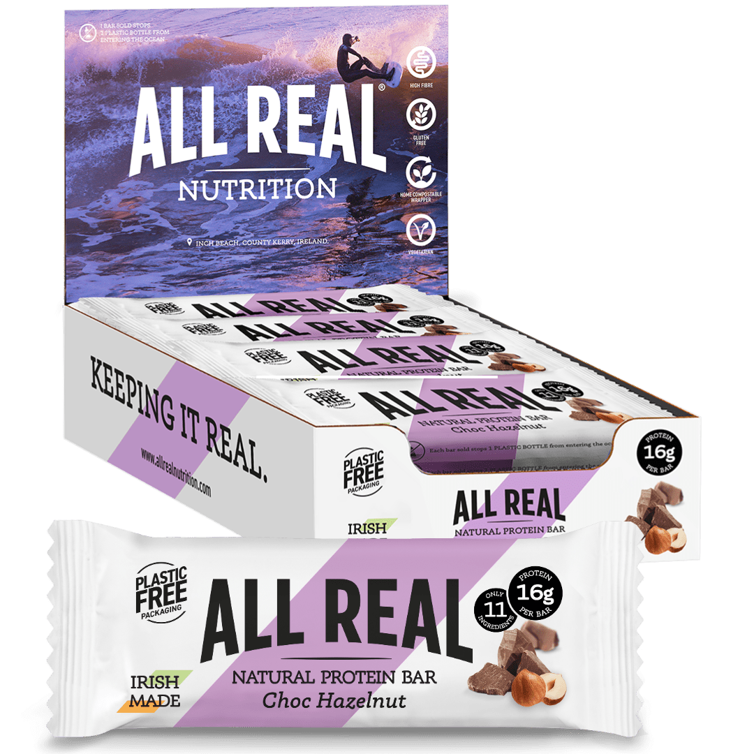 Choc Hazelnut Natural Protein Bar | Made in Ireland – All Real Nutrition